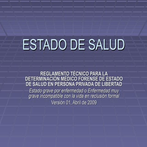 Estado de Salud | PPT