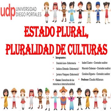 Estado plural, pluralidad de culturas. | PPTX
