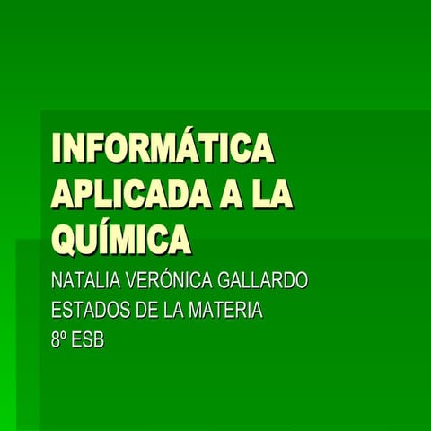 Estados de la Materia | PPT