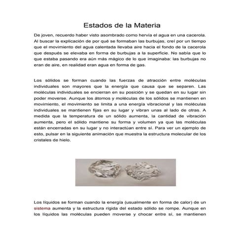 Estados de la Materia | PPTX