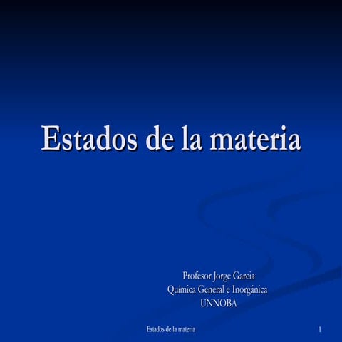 Estados de la materia | PPT