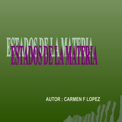 Estados de la materia | PPT