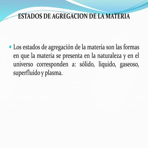 Estados de la materia | PPTX