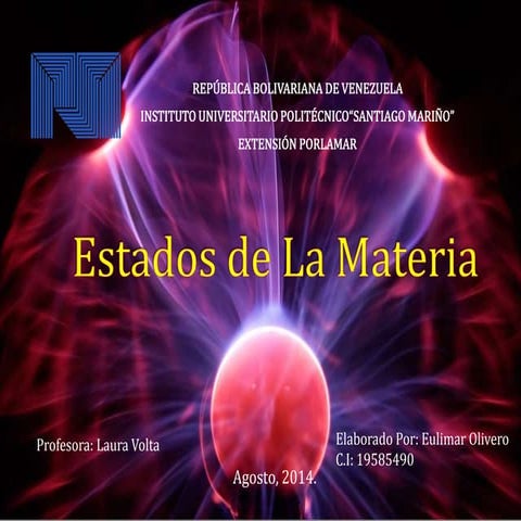 Estados de la Materia. | PPTX