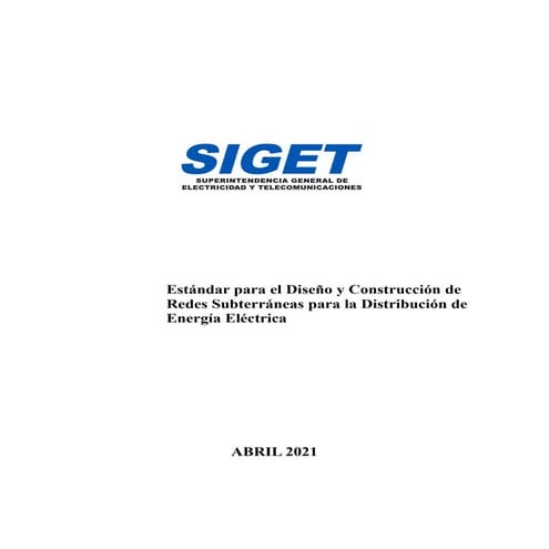 Estandar-de-redes-subterraneas SIGET.pdf