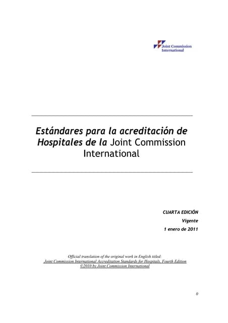 Joint commission international (jci) | PPTX