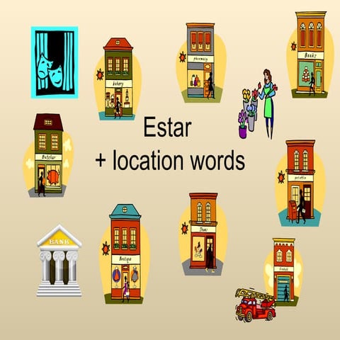 Estar and location words | PPT