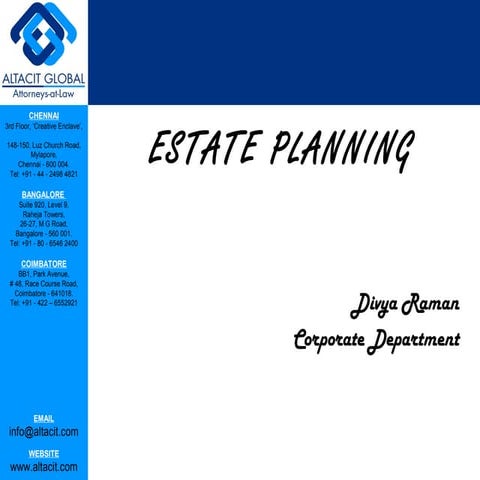 Estate planning | PPT