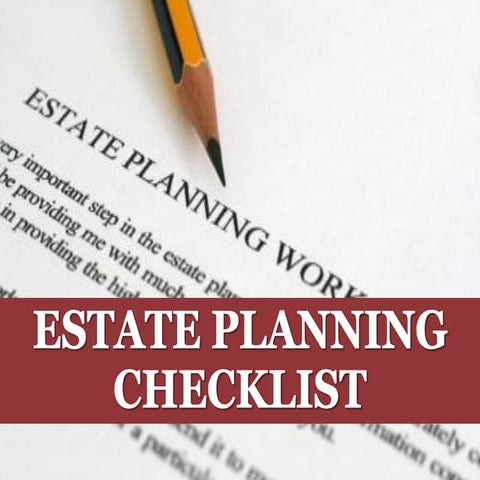 Estate Planning Checklist | PDF