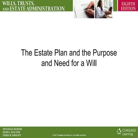 Paralegal Power Break: The Estate Plan & Wills | PPT