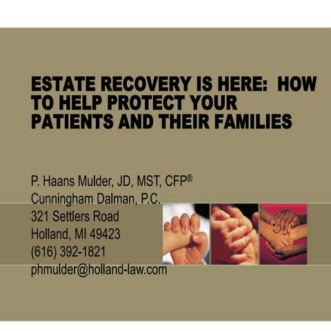 Estate Recovery Presentation | PPT