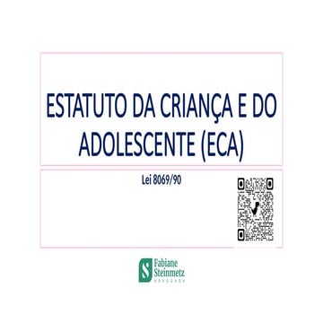 Eca estatudo da crianca e do adolescente | PPT