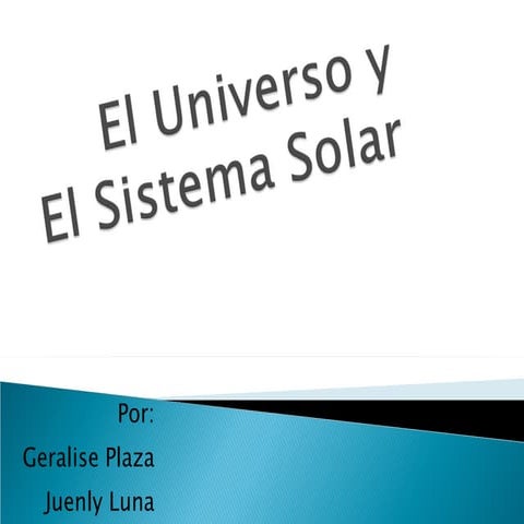El Universo y el Sistema Solar | PPT