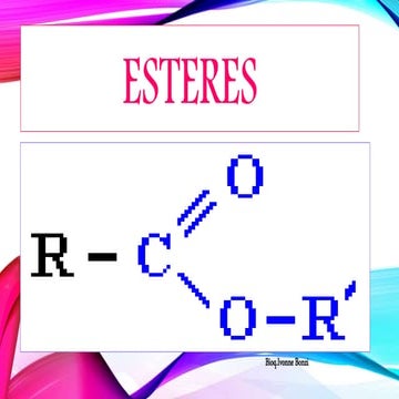 Esteres | PPTX