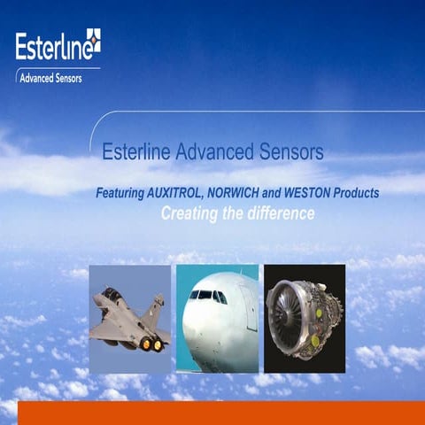 Esterline advanced sensors overview (short version) january 2015 | PDF