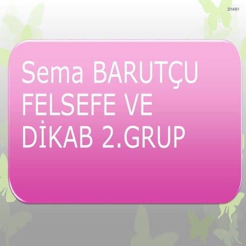 Esteti̇k (sanat felsefesi̇) değişen | PPT