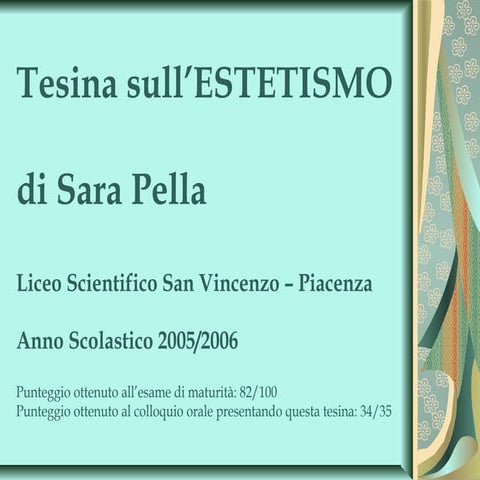 Estetismo | PPT