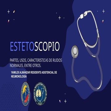 estetoscopio, historia, cada partes y sus funciones. | PPTX