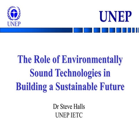 Environmentally Sound Technologies for the Future for the future | PDF