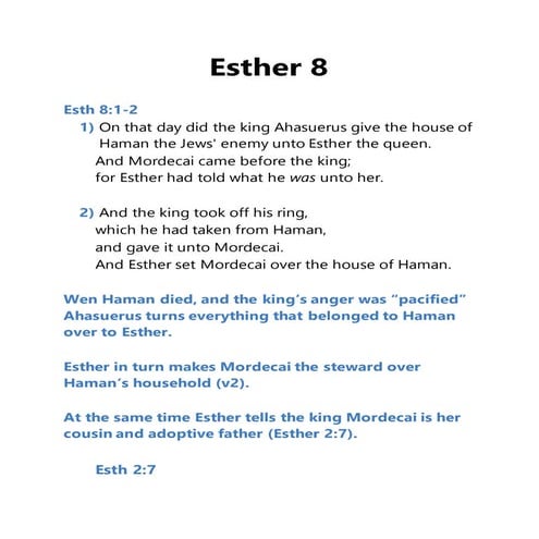 Esther 8 | PDF