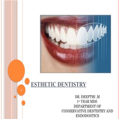 Introduction to esthetic dentistry | PPTX