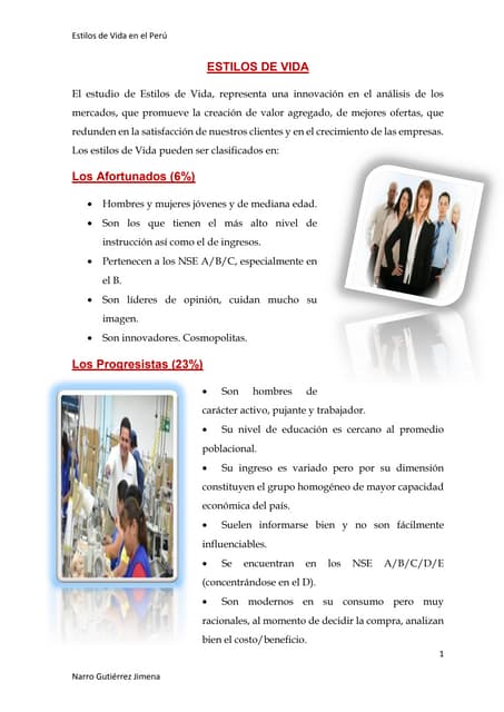 Estilos de vida segun rolando arellano | PPT