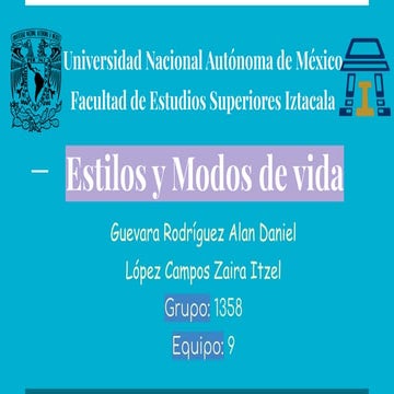 INDICADORES DEL MODO DE VIDA EN LA SALUD | PDF