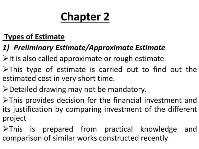 Introduction to estimation | PPTX