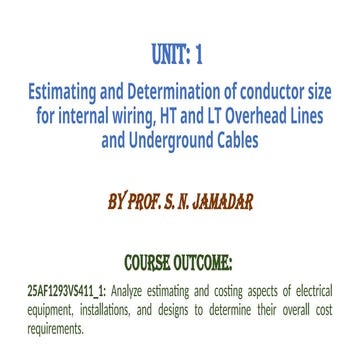 Estimating and Determining Conductor Size for Electrical Wiring and ...