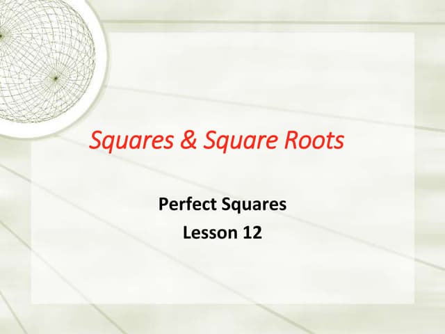 Square root | PPT