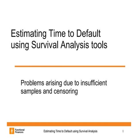 Estimating Time To Default | PPT