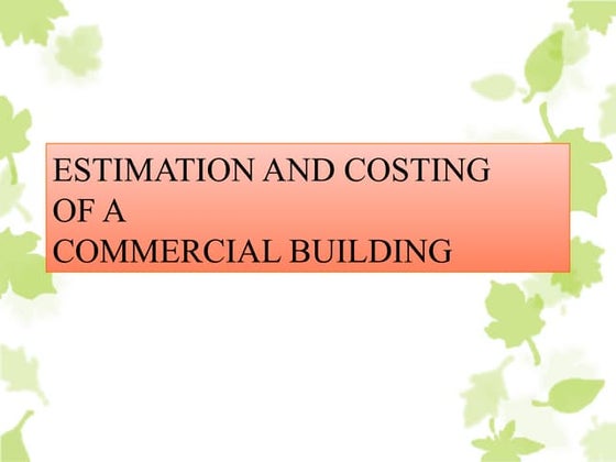 estimation,its types and methods | PPT