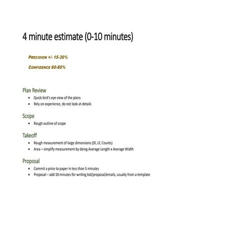 Estimation Deck | PPT