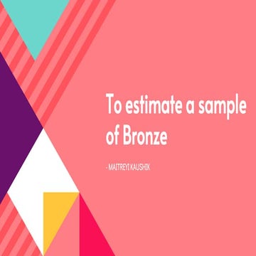 Estimation of Bronze.pptx