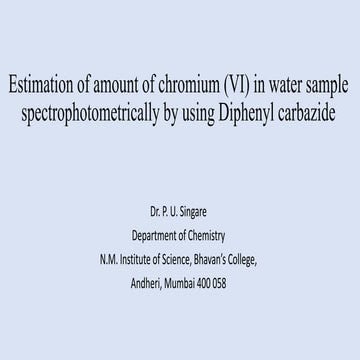 Phenate method of ammonia
