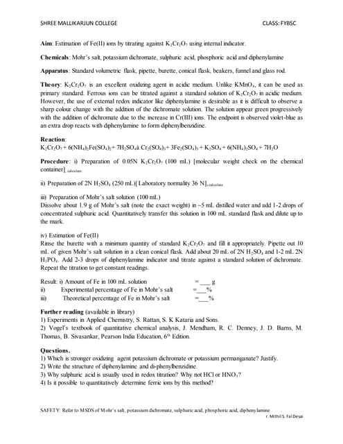 To determine the relative viscosity of given liquid using Ostwald’s ...