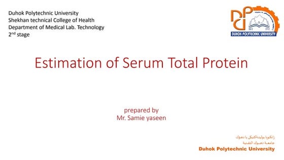 Introduction to clinical chemistry | PPT