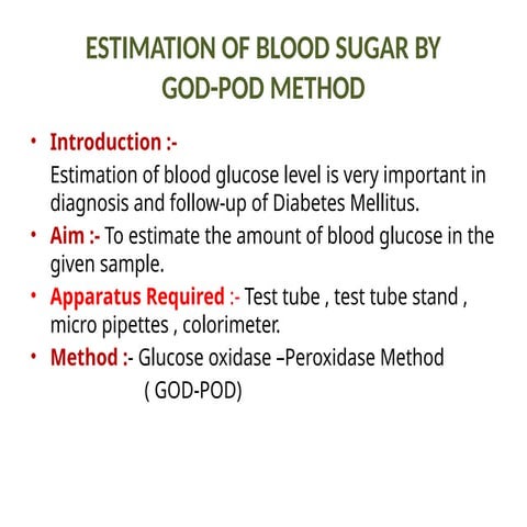 ESTIMATION OF SUGAR – GOD POD METHOD - record (2).pptx