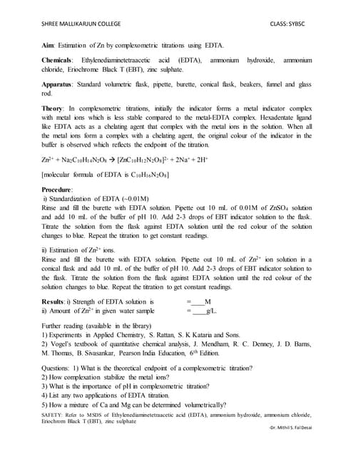 Determination of cell constant | DOCX