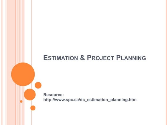 Project Estimating Example | PDF