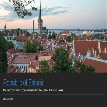 Estonia presentation | PPTX