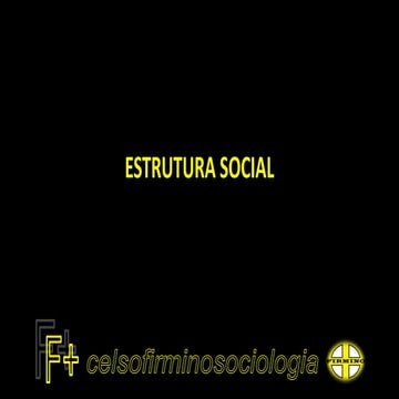 Estrutura social: conceitos básicos. | PDF