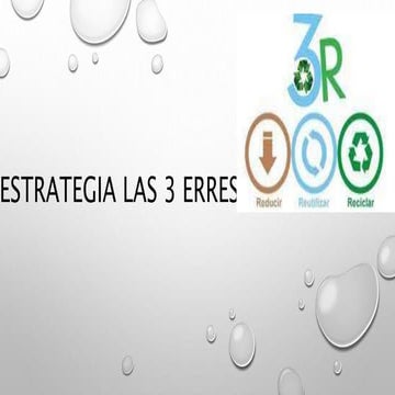 Estrategia las 3 erres | PPTX