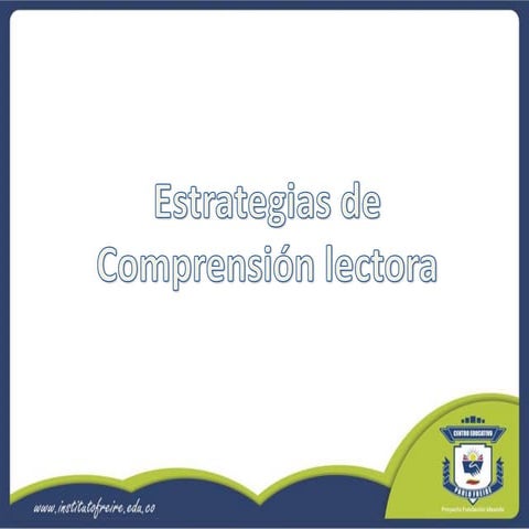 Estrategias de Comprensión Lectora | PPTX