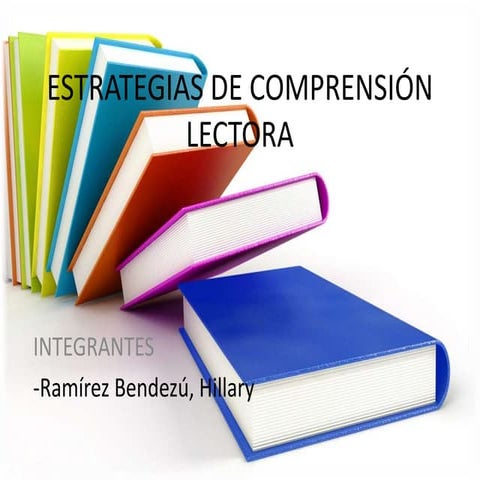 Estrategias de comprension de textos | PPTX