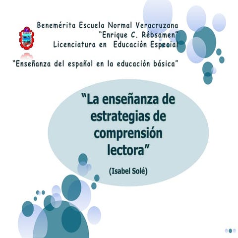 Estrategias de comprension lectora 2011 | PPSX | Educational Assessment ...