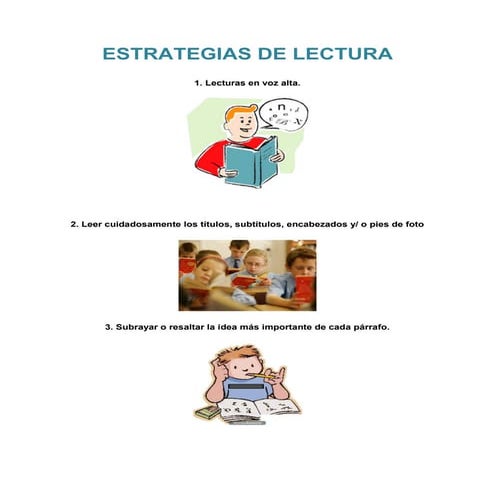 Estrategias de lectura | PDF