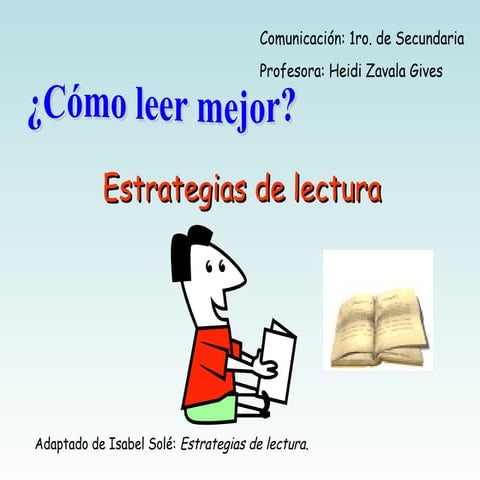 Estrategias de lectura2009 | PPT