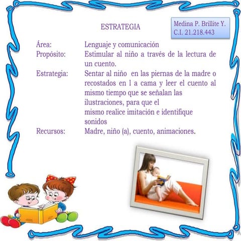 Estrategias de lenguaje para niños de 0 a 11 meses | PPTX