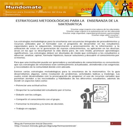 Estrategias de matematica | PDF